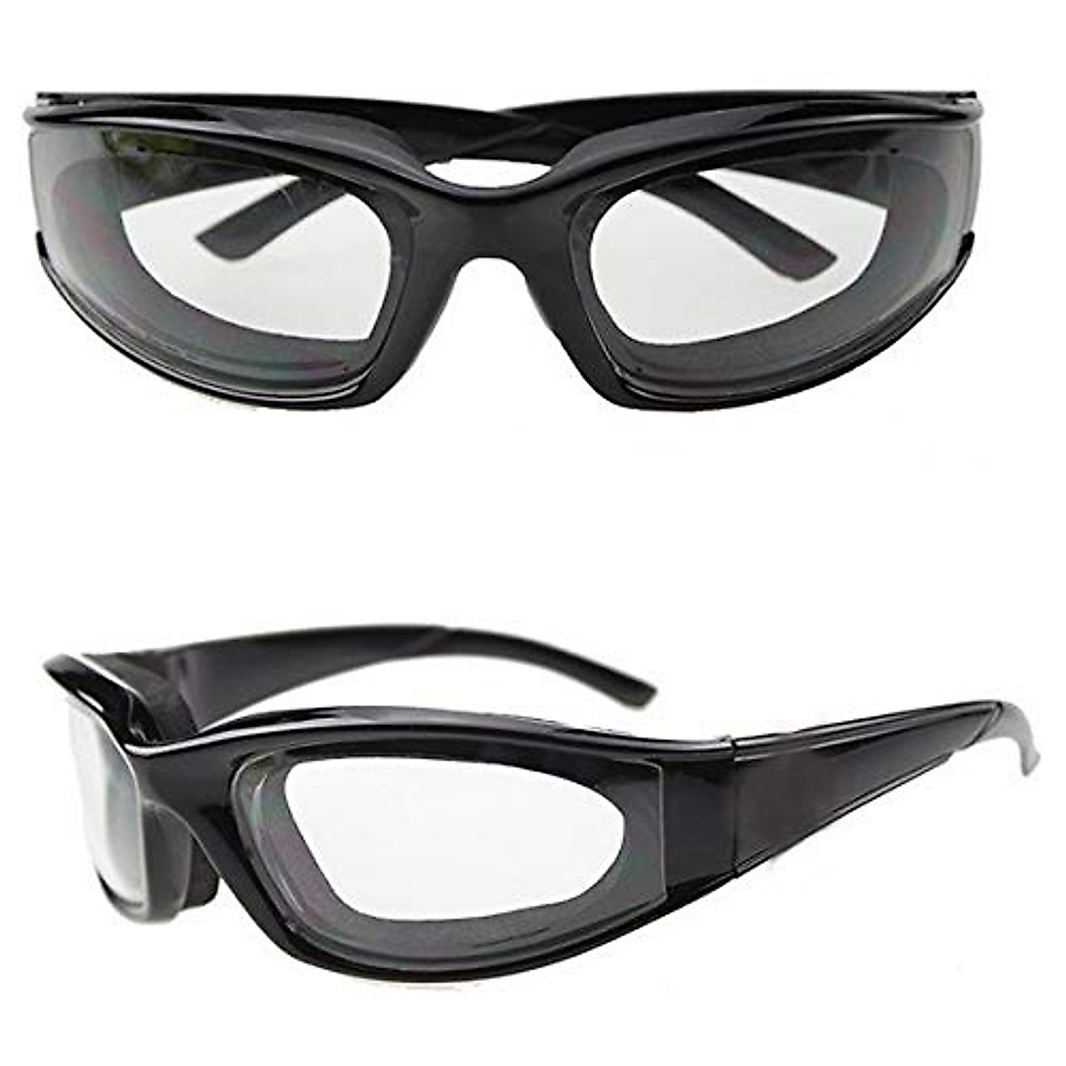 Unisex Tear Proof Cut Onion Goggles, Saftey Glasses for Kitchen, Cooking, BBQ, Cleaning, Cycling; Chopping Eye Protect Tool; With Sealing Sponge; Anti-tear, Dustproof, Anti-fog, Windproof; OG1H