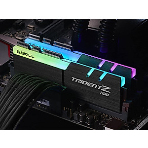 G.SKILL TridentZ RGB Series 32GB (2 x 16GB) 288-Pin DDR4 SDRAM DDR4 3200 (PC4 25600) Desktop Memory Model F4-3200C16D-32GTZRX