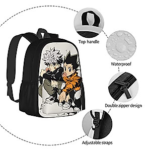 Anime Backpack Canvas School Backpack 3d Print Laptop Bag Large Casual Daypack For Boys Girls 17 Inch，color 6