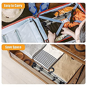 Frqianly Pants Hangers Space Saving, 2 Pack Multiple Pants Hangers for Closet, Jean Hangers Scarf Holder Closet Space Saving Hangers, Pants Rack Leggings Hanger Space Saver Closet Organization（Black）