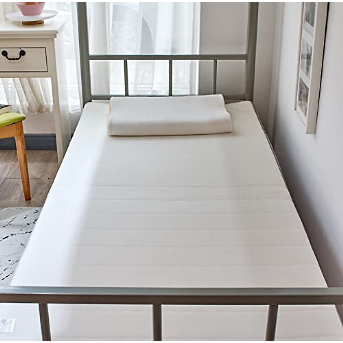 Comfortable Double-Sided Single Latex Mattress 90×200 Student Dormitory bunk Latex Mattress is Double-Sided Available (35X78in)