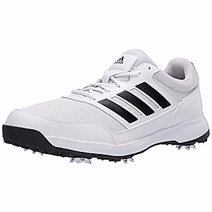 adidas mens Tech Response 2.0 Golf Shoe, Ftwr White/Core Black/Ftwr White, 9.5 Wide US