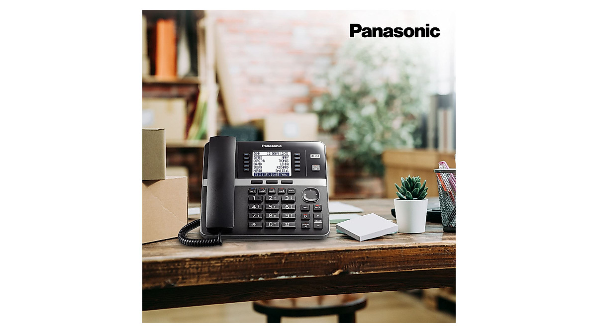 Panasonic Expandable Office Phone System - 4 Lines, Wireless Support