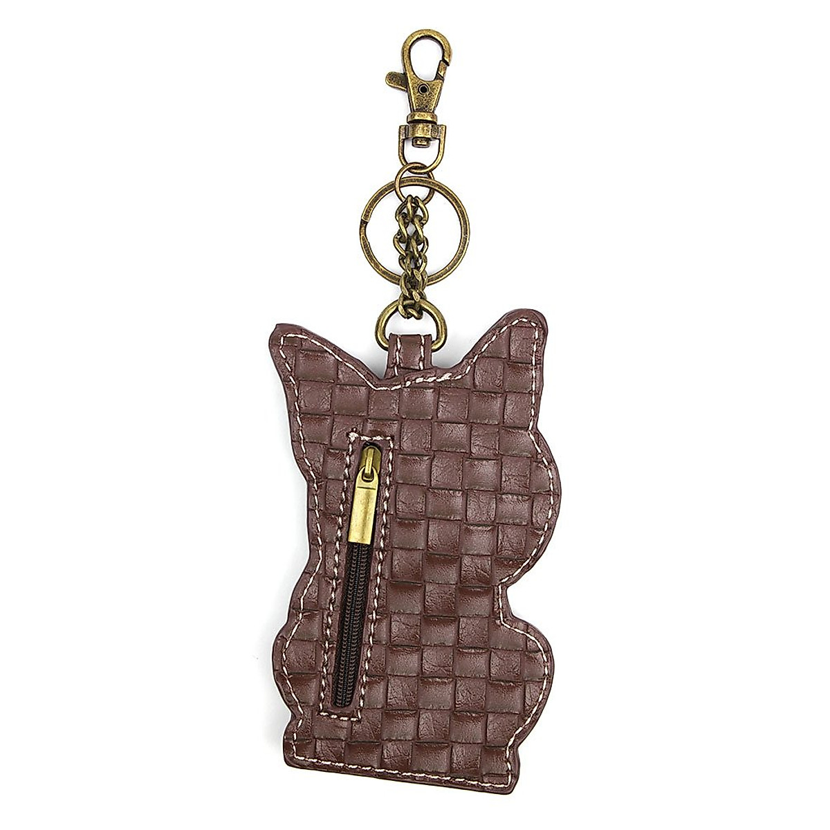 CHALA Large Convertible Shoulder Crossbody Bag Style with Chala Zip Wallet Combo (Black_Boston Terrier Combo)