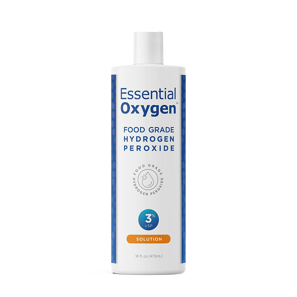 Essential Oxygen Food Grade Hydrogen Peroxide, Natural Cleaner, 3%, 16 Ounce