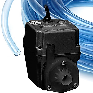 Little Giant 2E-38N In-line/Submersible 300 GPH, 1/40 HP, 115 Volt Manual Small Oil-filled Aluminum Pump with 6-ft. Cord, Black, 502403