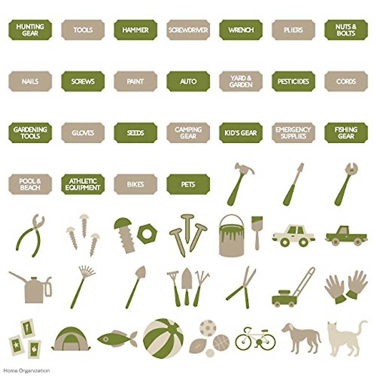 Cricut 2002653 Home Organization Cartridge