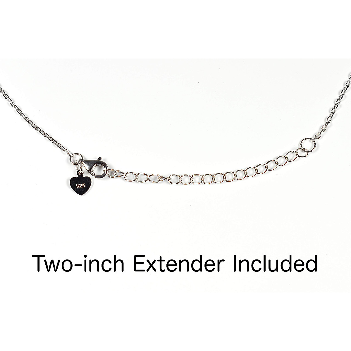 Dote Puzzle Piece Dainty Genuine .925 Sterling Silver Hammered Necklace w/ 16-18" Adjustable Chain Autism Awareness (Hammered)