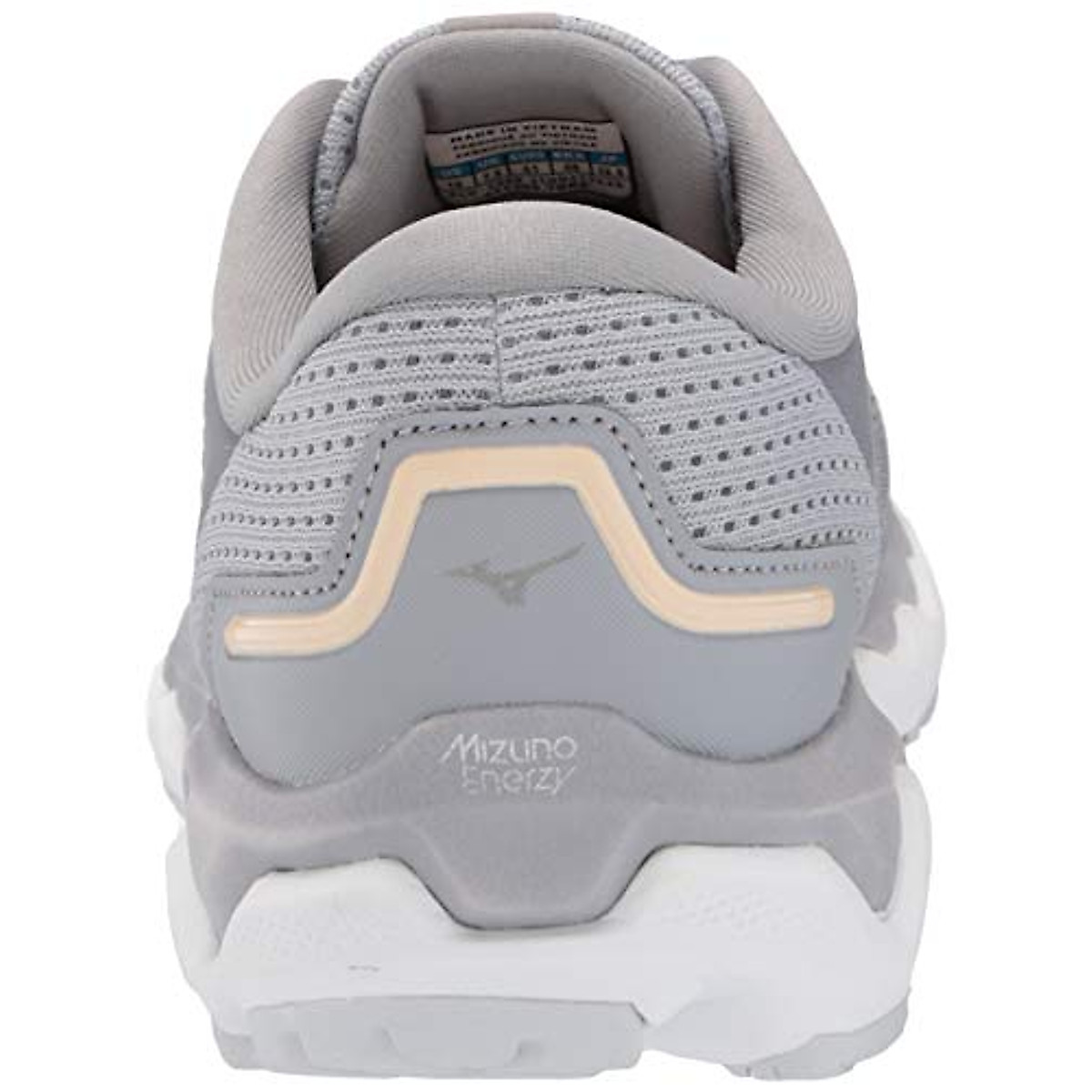 Mizuno Women's Horizon 5 Running Shoe, Silver Filgre-Barly Blue, 8.5