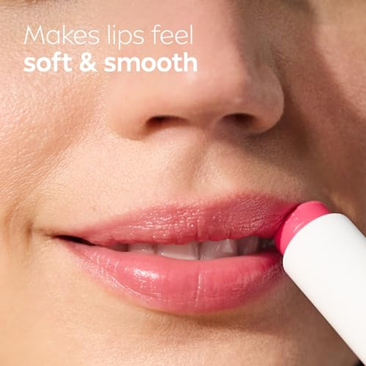 NIVEA Watermelon Lip Care, Tinted Lip Balm Pack with Shea Butter, Nourishing Oils and Vitamin C & E, 3-in-1 Moisture, Repair and Color, 0.17 Oz Stick, Pack of 4