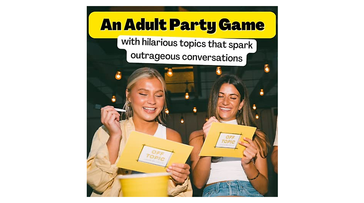 OFF TOPIC Party Game for Adults | Fun Group Card Game for 2-8 Players