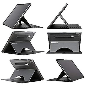 ZUGU CASE 2017/2015 iPad Pro 12.9 inch (Old Model) 1st & 2nd Gen Case Prodigy X, Very Protective But Thin, Convenient Magnetic Stand, Sleep/Wake Cover for Men & Women, Black