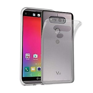 Cadorabo Case Compatible with LG V20 in Fully Transparent - Shockproof and Scratch Resistant TPU Silicone Cover - Ultra Slim Protective Gel Shell Bumper Back Skin