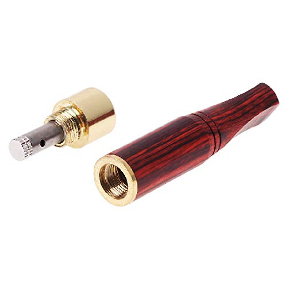 fengkengji Smoking Pipe Bit Straight Filter,Wooden Polish Smoke, 6mm/8mm Cigarette Holder,Smoking Pipe Bit