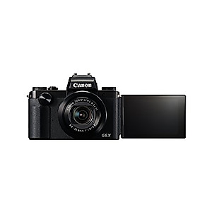 Canon PowerShot G5 X Digital Camera w/ 1 Inch Sensor and Built-in viewfinder - Wi-Fi & NFC Enabled (Black)