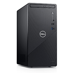 Dell 2021 Inspiron 3891 Desktop PC, Intel Core i3-10105, 16GB RAM, 256GB SSD + 1TB HDD, WiFi 6, Bluetooth, HDMI, DVD-RW, Wired Keyboard&Mouse, Win 11 Home