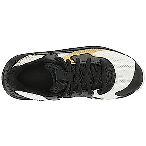 Under Armour Unisex Pre School Jet '23, (100) White/Black/Metallic Gold, 2, US