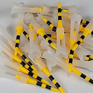 Foretra FlexTop Tees Flexible Golf Tees 25-Pack (Yellow)