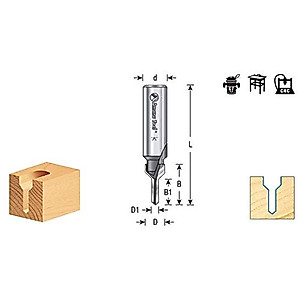 Amana Tool - (55230) Countersink Screw Slot 7/16 Dia x 13/16 x 1/2 Shank