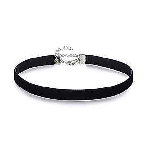 AnalysisyLove Classic Black Velvet Choker Necklace for Women, Valentines Day Birthday Gifts, Halloween Cosplay Jewelry