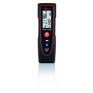 Leica DISTO E7100i 200ft Laser Distance Measure with Bluetooth, Black/Red