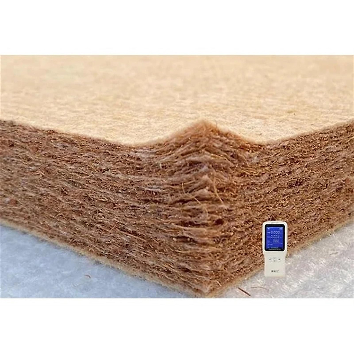 Queen Mattress Topper, Green Pure Natural 3E Coconut Palm Mattress, Folding Mattress, 1/2/3in3E Eco-Friendly Coconut Palm Filling - 6-Zone Support - Twin - Queen - King - Full Size(Color:Gold,Size:71