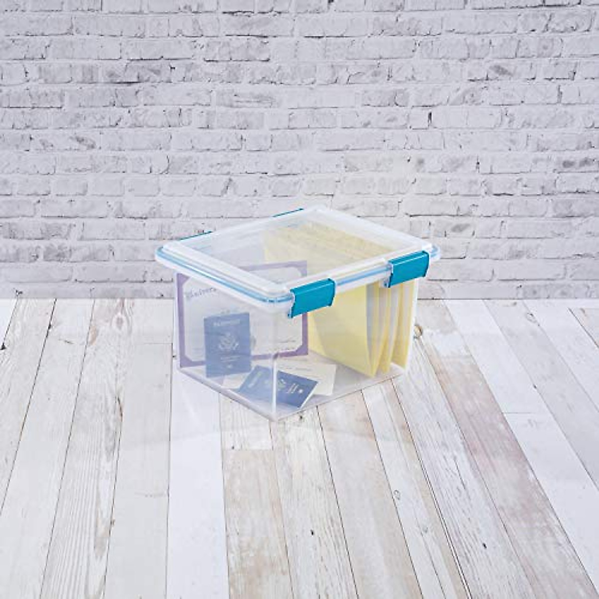 STERILITE 32Qt Clear Gasket Box 19334304 32Qt Clear Gasket Box (Pack of 4)