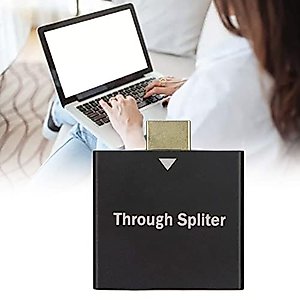Surebuy Screen Splitter, Through Spliter Portable Widely Applicable for Projectors