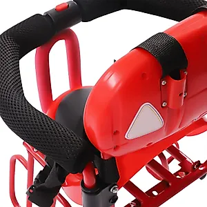 Rear Child Bike Seat,Kids Bike Seat, Rear Mounted Kids Bike Seat with Seat Cushion,Back Child Seat for Bike Suitable for Children 6 months -6 years old,for Most of Mountain Bikes with Beam (Red)