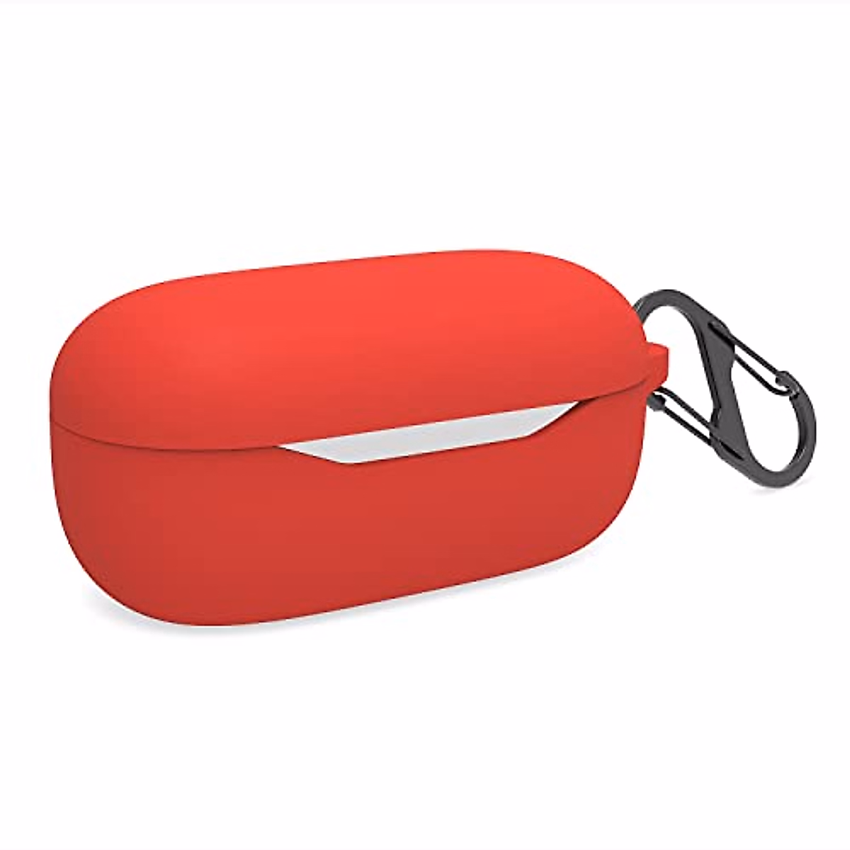 NOOETAH Cover Compatible for Huawei Freebuds SE,Shock-Absorbing Silicone Protective Case with Keychain (Red)