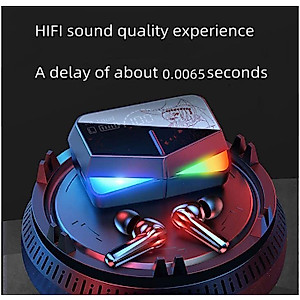 Genshin Impact Earbuds Bluetooth 5.1 Headphones Xiao Beelzebul Waterproof Earphones for Sports, 180H Playtime , 3D Stereo Audio Touch Control in-Ear Headset w/Mic (Xiao)