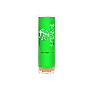 W7 Tea Tree Concealer Stick - Creamy, Skin Soothing Formula For Blemishes & Redness - Long-Lasting Concealer Makeup (Light/Medium)