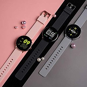 BEBINCA Smart Watch for Women Fitness Tracker Heart Rate,Sleep Monitor,IP68 Waterproof Smartwatch Activity Tracker Step Counter Compatible with iPhone Android Phones (Pink)