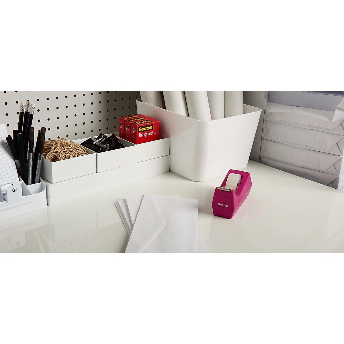 Scotch Transparent Tape, 3/4 in x 1296 in, 6 Boxes (600-6PK)