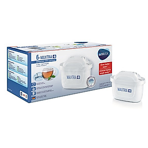 Brita Maxtra + -6 Filters Spare Parts Compatible with Water Jugs 6 Months filtrada-6 Cartridges, White, Plus