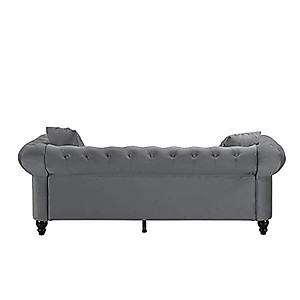 Divano Roma Classic Sofas, Large, Grey