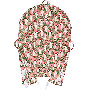 IBraFashion Newborn Lounger Cover - Dock a tot Covers Only for DockATot Deluxe Plus + | 100% Cotton Infant Baby Nest Replacement Extra Cover Only Hypoallergenic (Parrot and Palma)