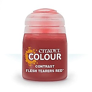 Games Workshop Citadel Pot de Peinture - Contrast Flesh Tearers Red (18ml)
