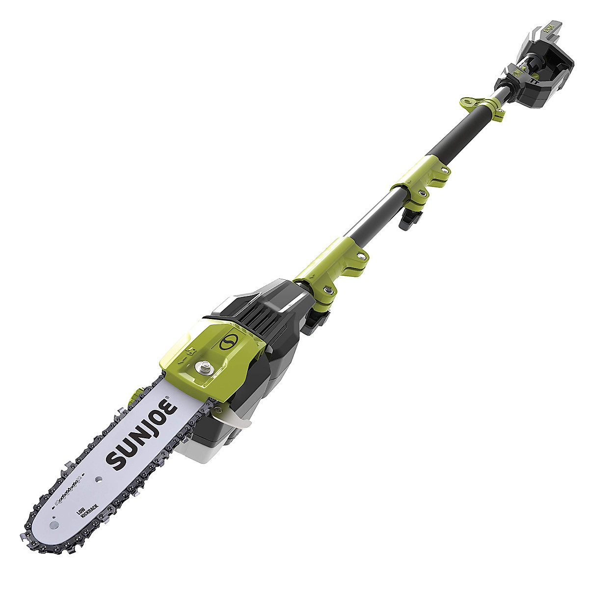 Sun Joe iON100V-10PS-CT 10-Inch 100-Volt Max Lithium-iON Cordless Telescoping Pole Chain Saw, Tool Only