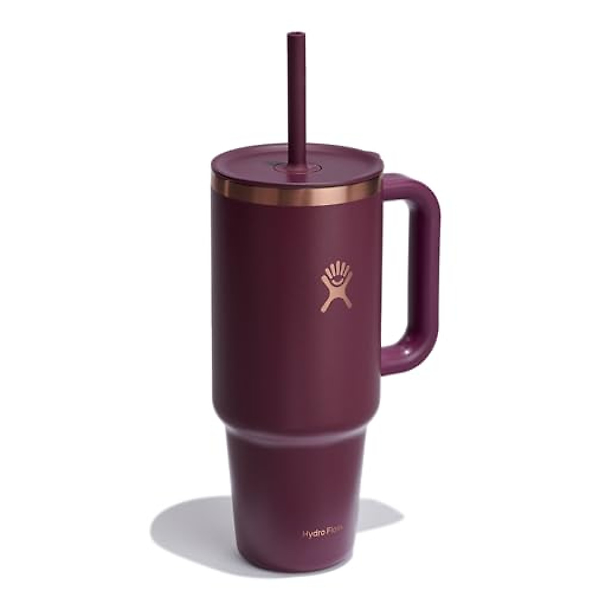 Hydro Flask 40 Oz Travel Tumbler Black Cherry Rose Gold