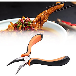 AItaf Carbon Steel Chicken Feet Boneless Pliers Portable Bone Remover Chicken Multipurpose Boning for Plucking Dining Room Removing Cooking Boneless Pliers Chicken Feet Scissors Boneless Pliers