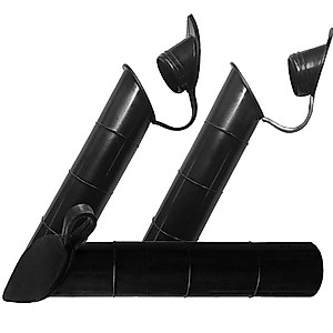 HZFLY Rubber Rod Holder, Rubber Holder Inner Sleeve, Fishing Pole Holder Inner Sleeve with Oblique Cover 30 Degrees Oblique, Fishing Boat Accessories