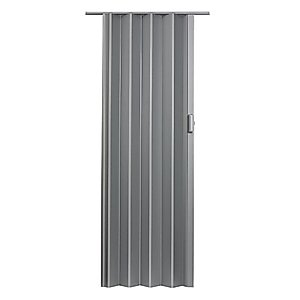 LTL Home Products EL4880S Elite Interior Accordion Folding Door, 48 x 80 Inches, Satin Silver