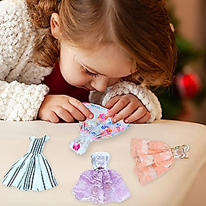 BJDBUS 6 Pcs Ball Mini Gown Dress for 11.5 inch Girl Doll Clothes Playset