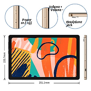 Fullant Tablet 10.4 inch,Android 11 Tablet HD IPS Display,Quad Core Processor, 2GB RAM 32GB ROM Android Tablet,6000mAh Tablet Computer