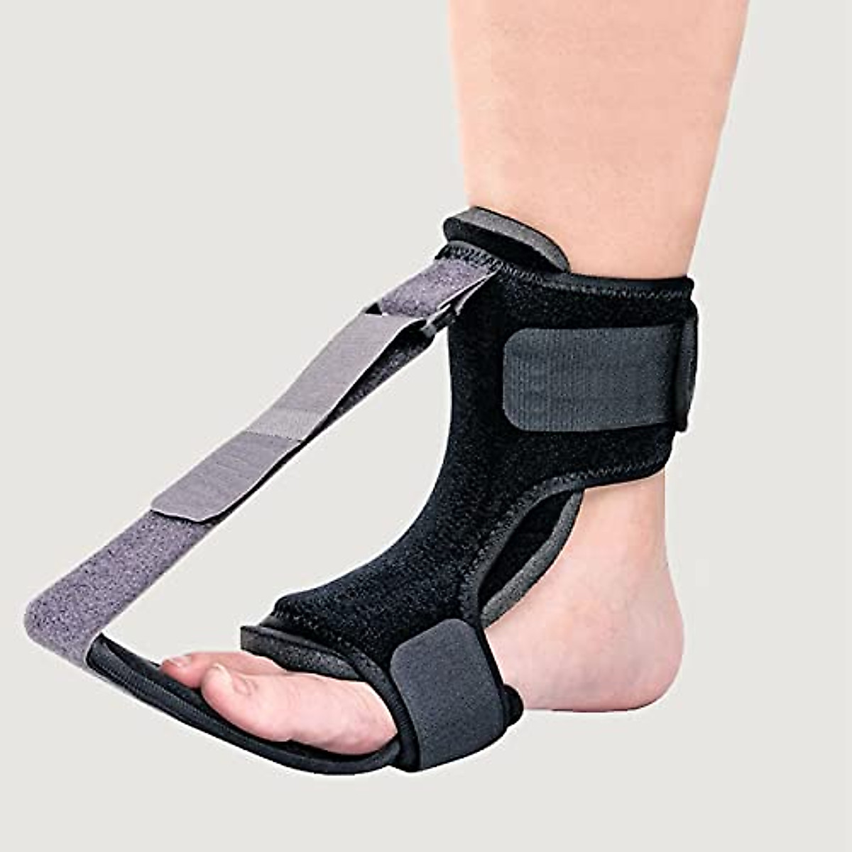Foot Brace Plantar Fasciitis Night Splint Men Women Foot Drop Orthotic Brace Ankle Support for Heel Spur Arch Ankle Pain(S)