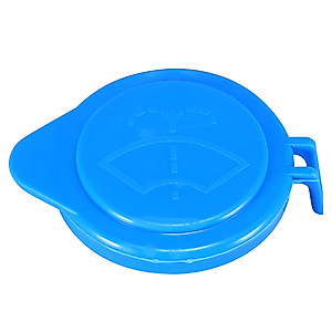 X AUTOHAUX 2pcs Blue CP9Z-17A605-A Windshield Wiper Washer Fluid Reservoir Tank Bottle Cap for Ford Focus 2012-2018