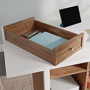 Sauder Craft Pro Series Transitional Engineered Wood Work Table in Brown