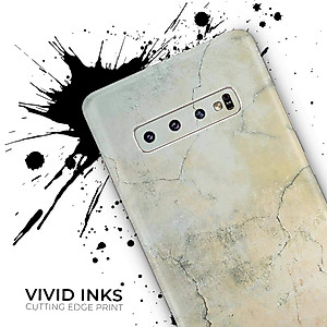 DesignSkinz Rustic Cracked Textured Surface V3 Protective Vinyl Decal Wrap Skin Cover Compatible with The Samsung Galaxy S20 (Screen Trim & Back Glass Skin)