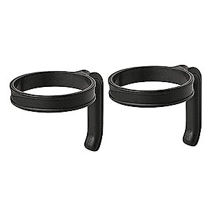 ZYTC 30Oz Tumbler Handle for Yeti,Ozark Trail,Sic Magnum Steel 30 Oz tumblers 2 Pack Black